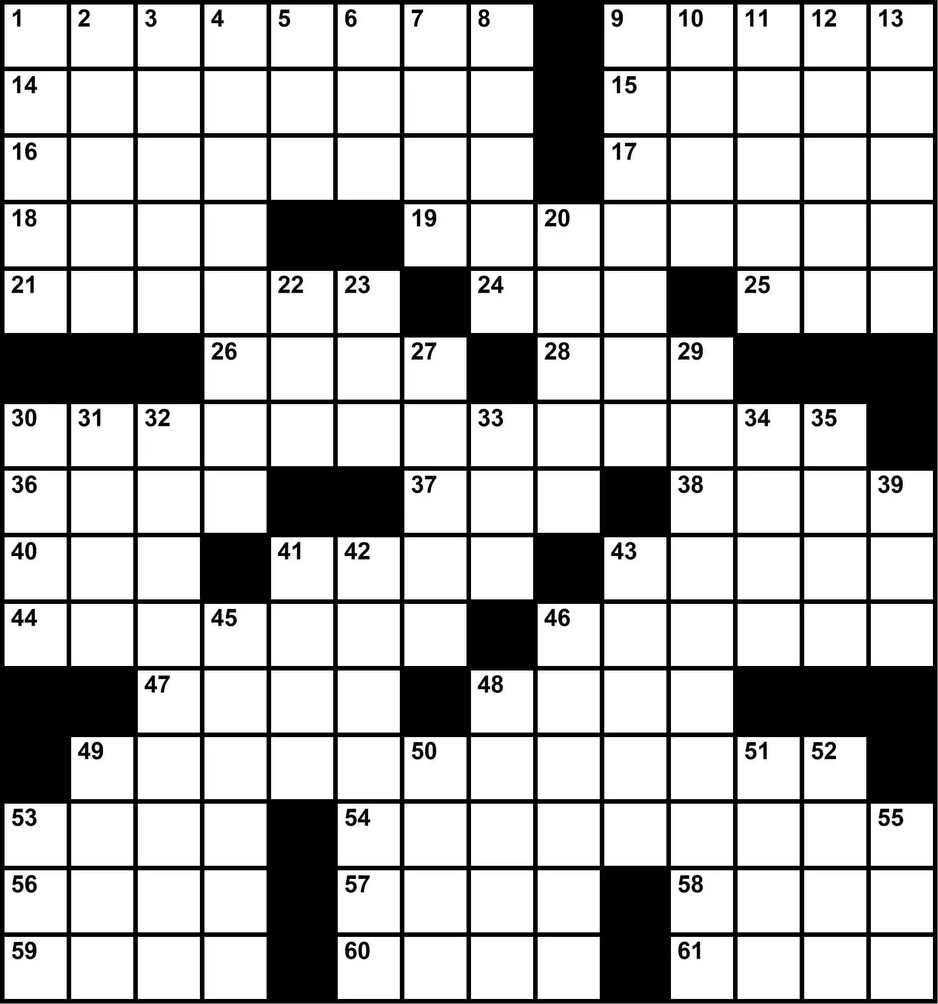 Free Large Printable Crossword Puzzles - Free Crossword Puzzles Printable Free Large Printable Crossword Puzzles - Free Crossword Puzzles Printable